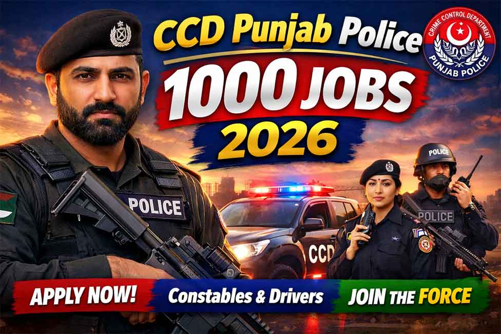 Punjab Govt Announced CCD Police Jobs 2026